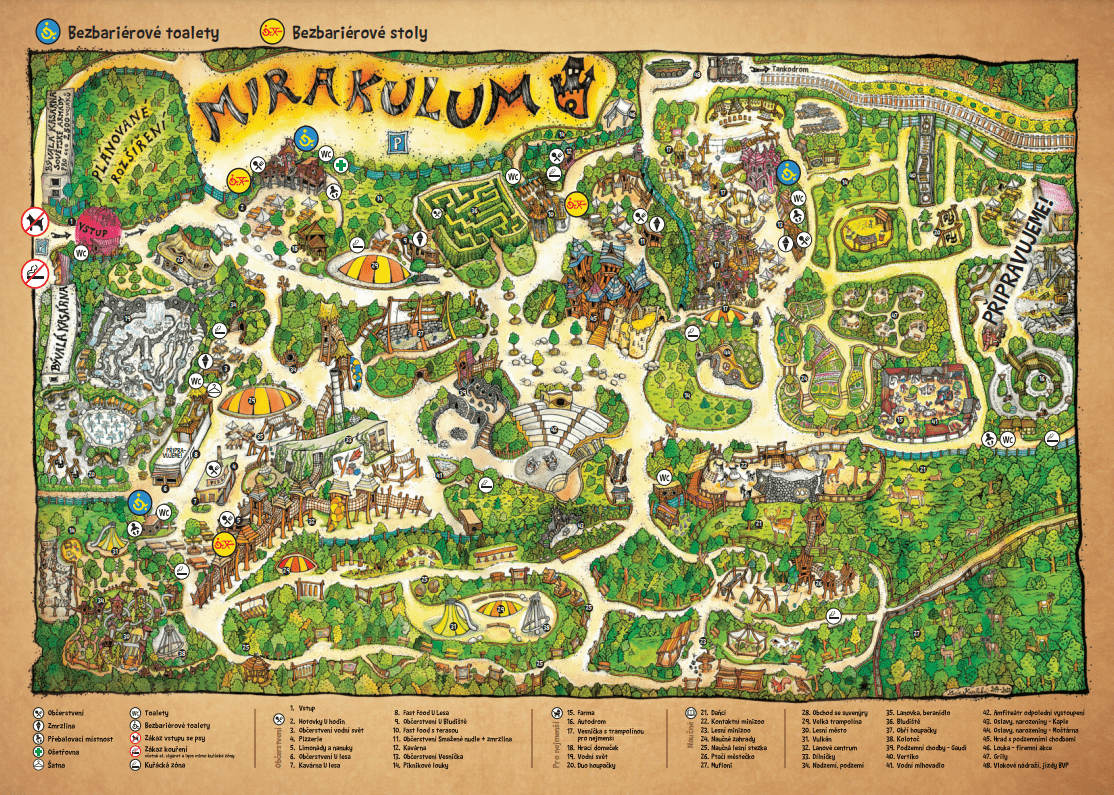 Zábavní park Mirakulum - otevírací doba, vstupenky - iCesty.cz